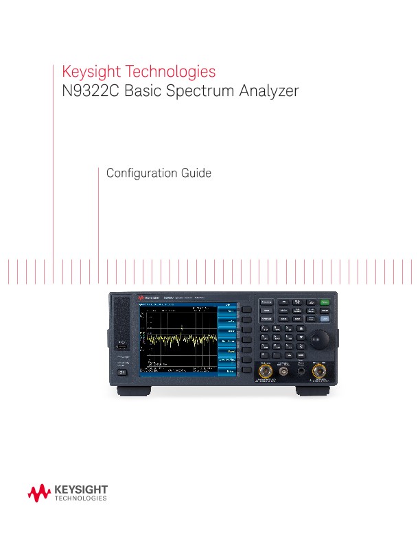 N9322C Basic Spectrum Analyzer PDF Asset Page | Keysight